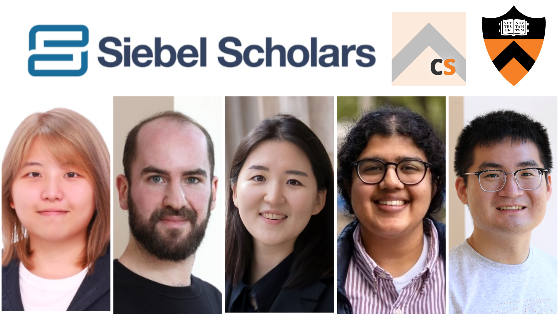 Five graduate students win Siebel Scholar fellowships | CS